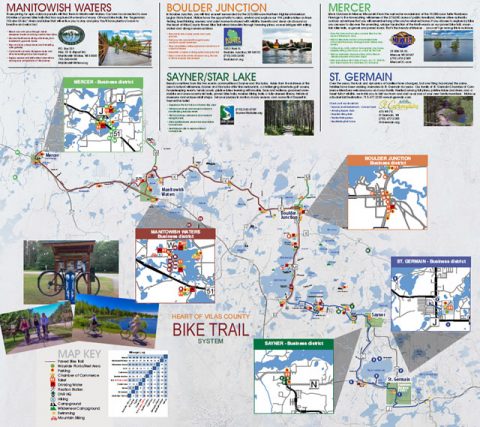 Paved Hiking / Biking Trail - Manitowish Waters, Wisconsin